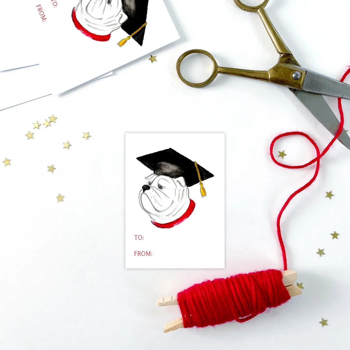 Bulldog Grad Gift Tags – universityspirit.com