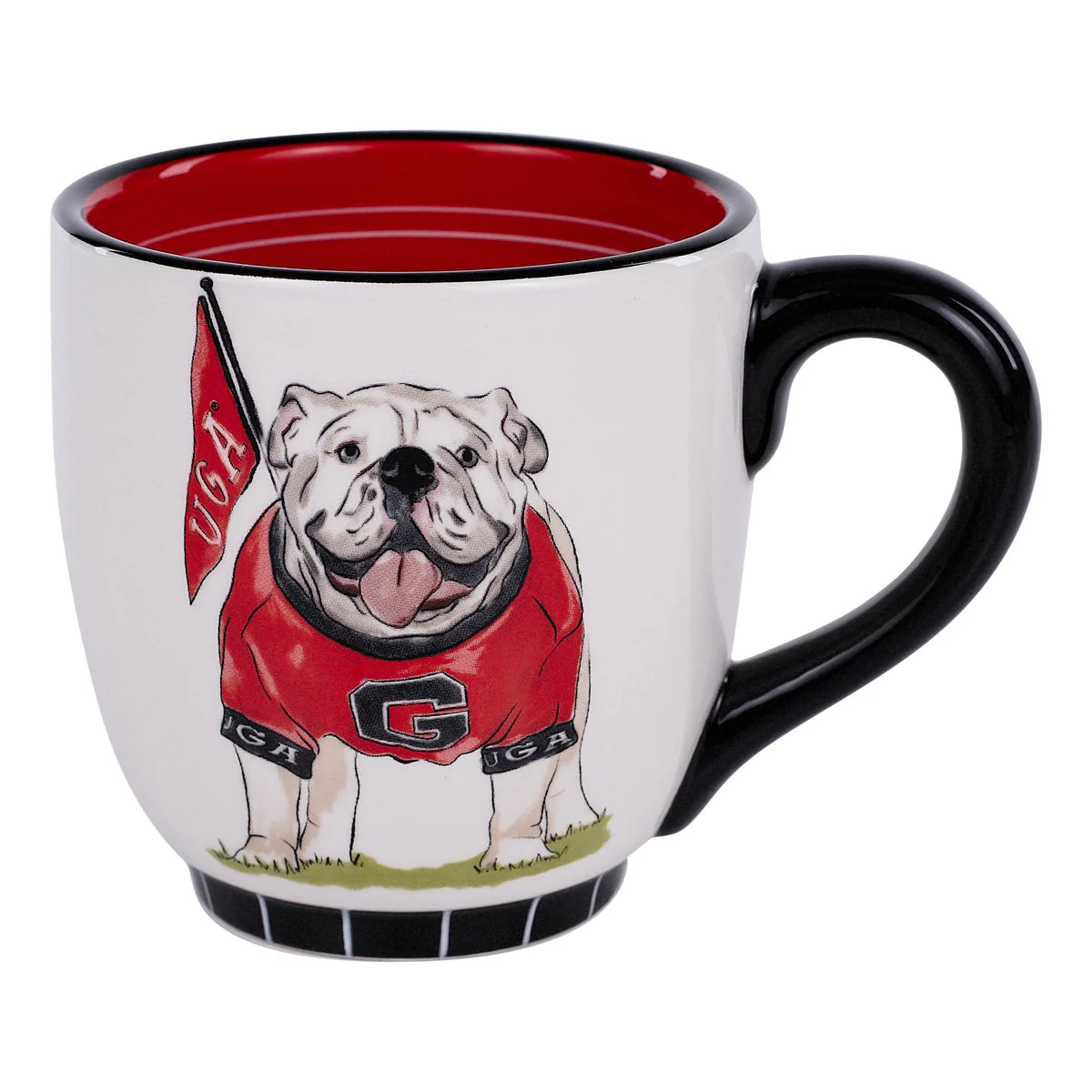 Georgia UGA Mug with Flag – universityspirit.com
