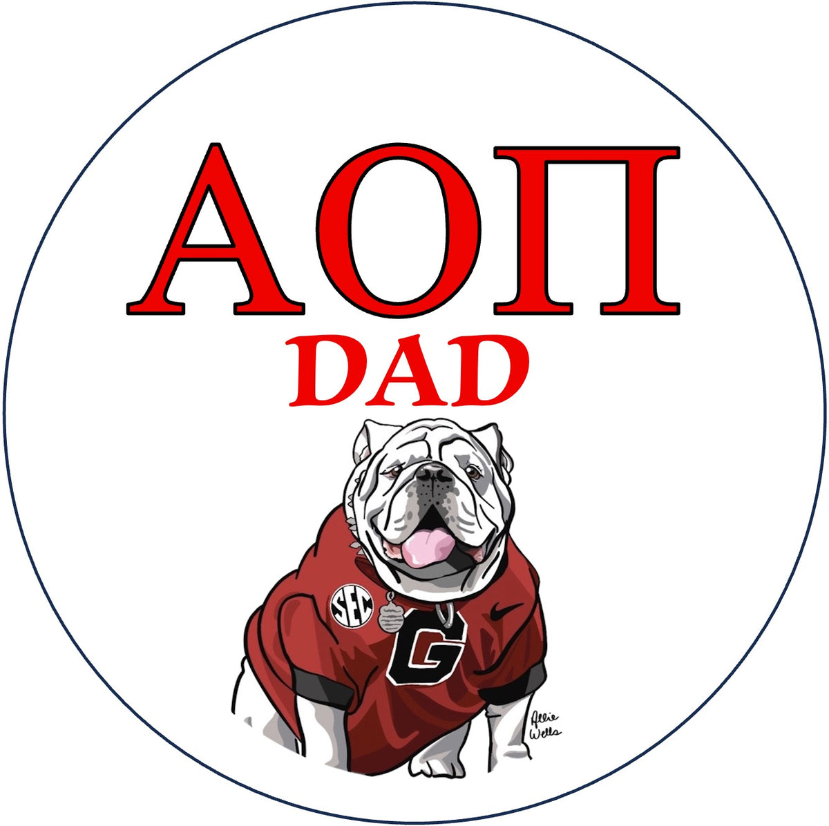 UGA Sorority DAD Gameday Button – universityspirit.com
