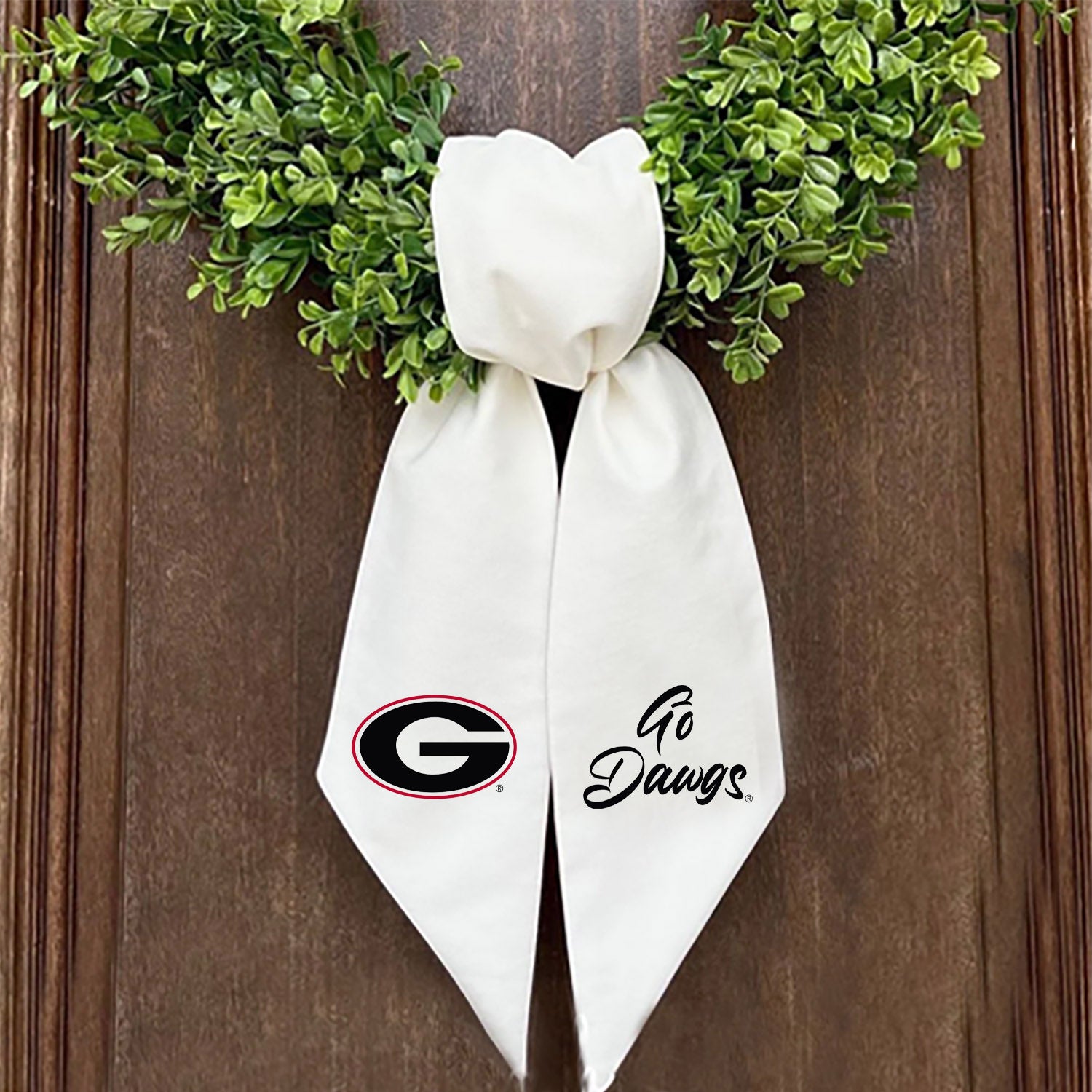 Georgia Printed Logo Wreath Sash – universityspirit.com