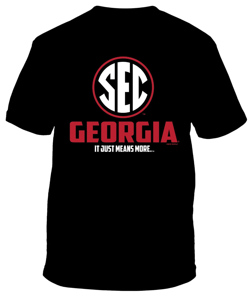 University of Georgia SEC It Just Means More T-Shirt – universityspirit.com
