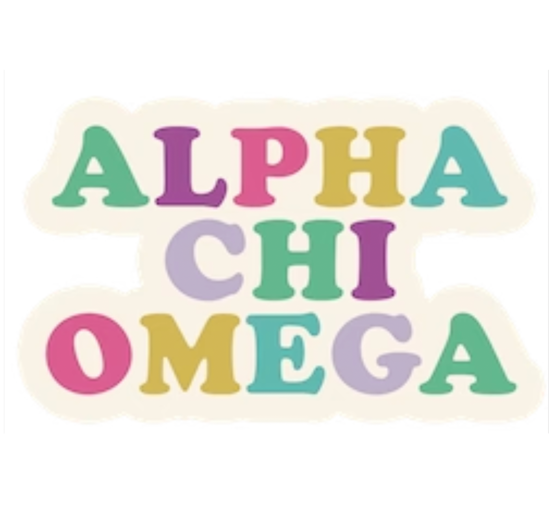 Multi Color Letter Decal – universityspirit.com