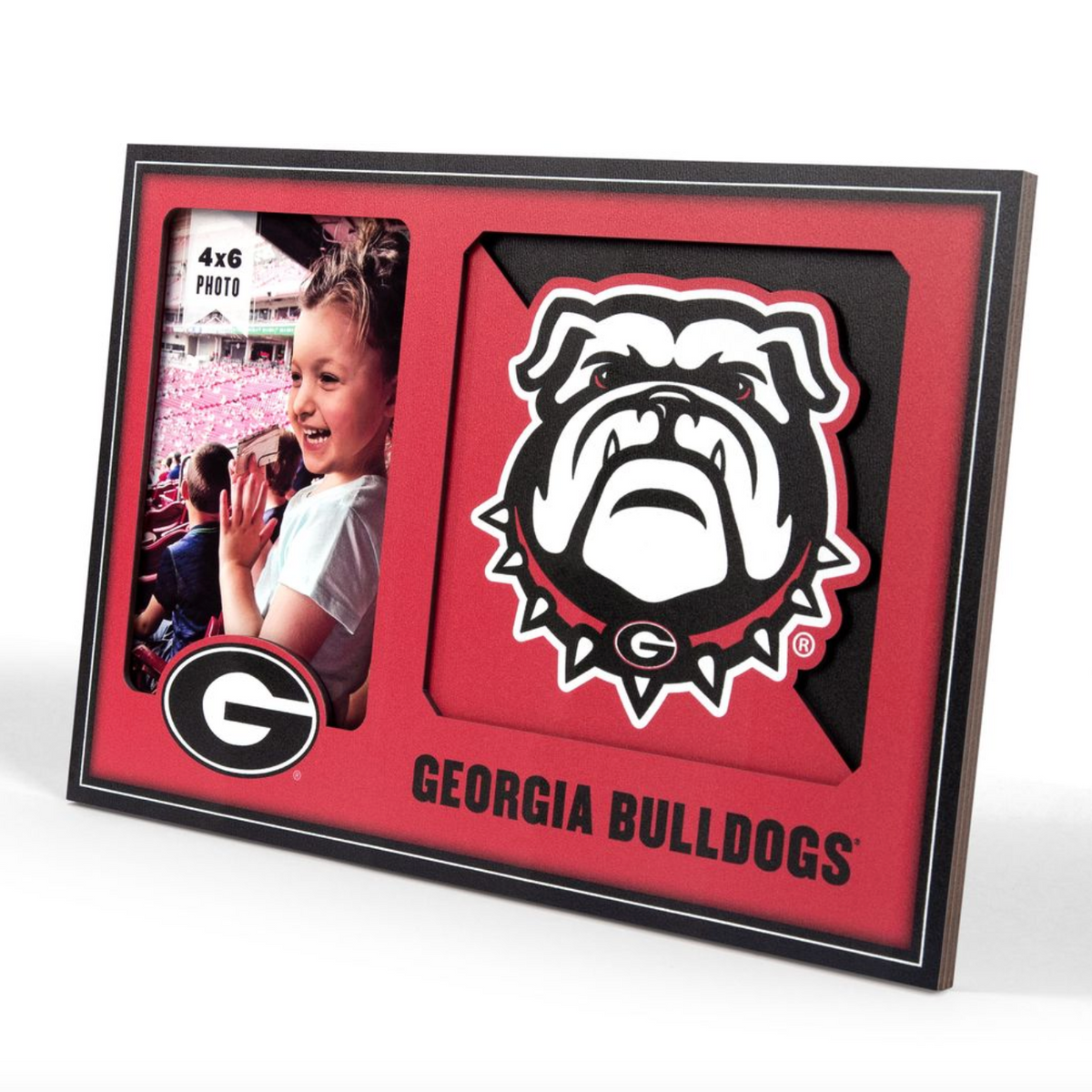 Georgia Bulldogs 3D Bulldog Photo Frame – universityspirit.com