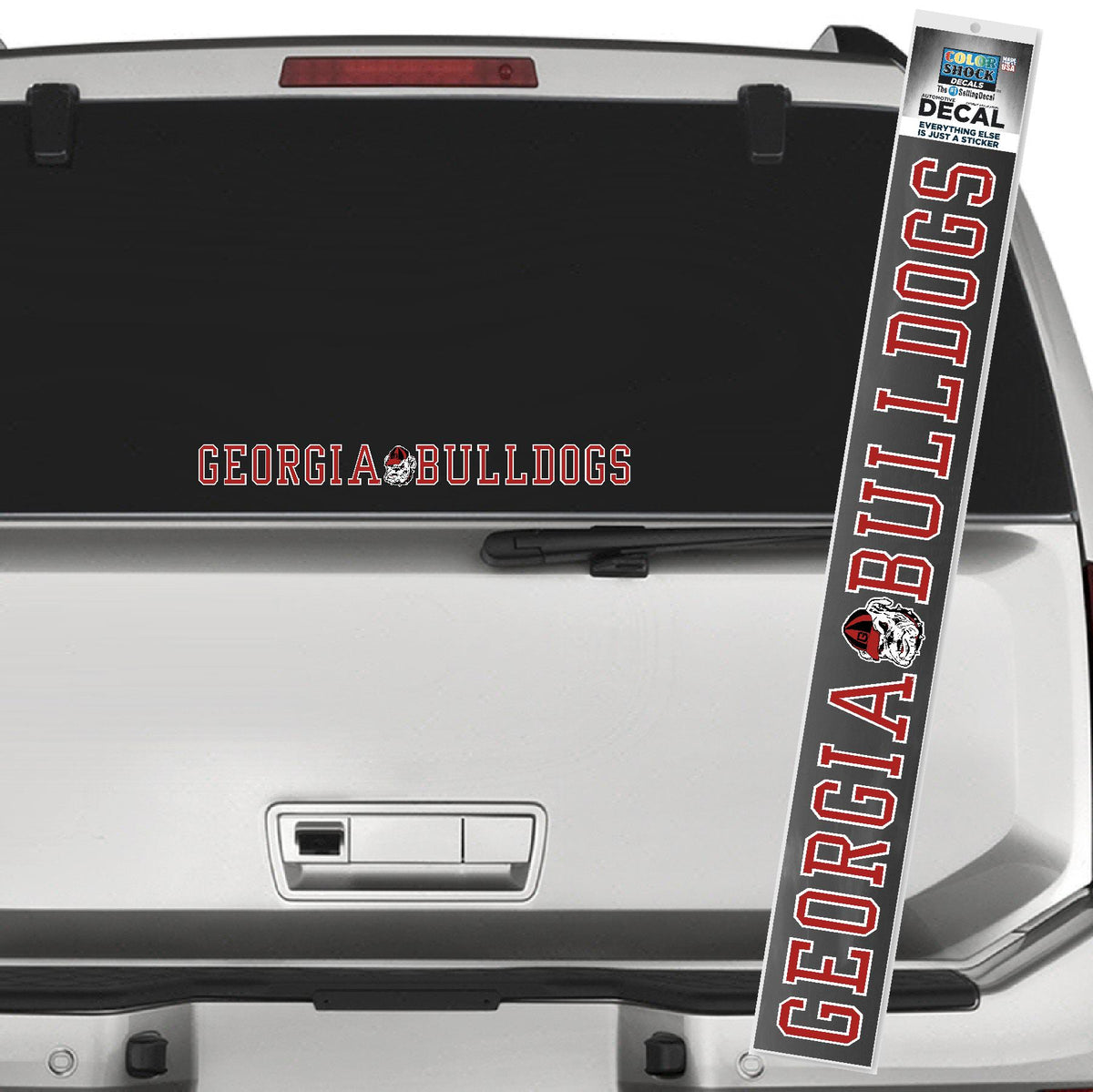 Georgia Bulldogs W/ Mascot Decal – universityspirit.com