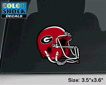 Georgia Helmet Decal – universityspirit.com