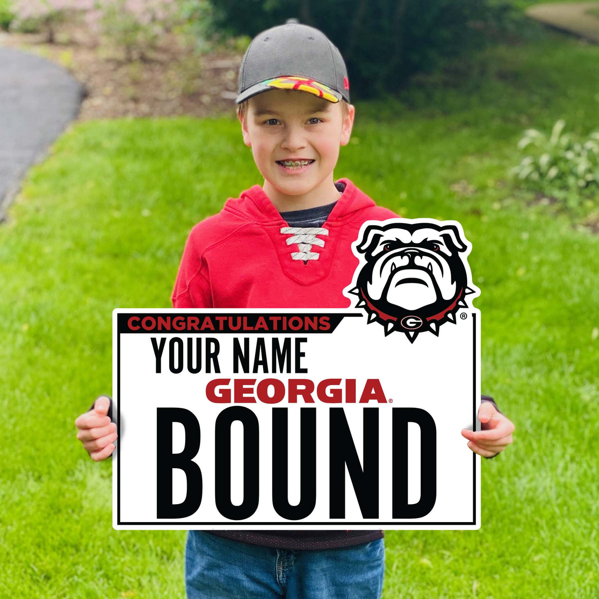 UGA Bound Personalized Yard Sign – universityspirit.com