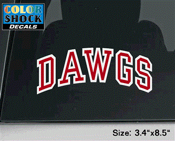 Arched Dawgs UGA Decal – universityspirit.com