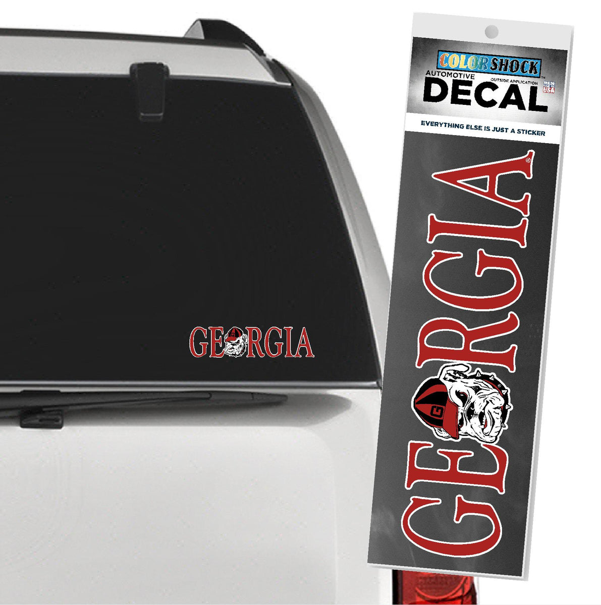 Georgia w/ Mascot Decal – universityspirit.com