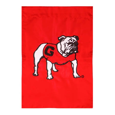 UGA 28"x44" Applique Banner Flag – universityspirit.com