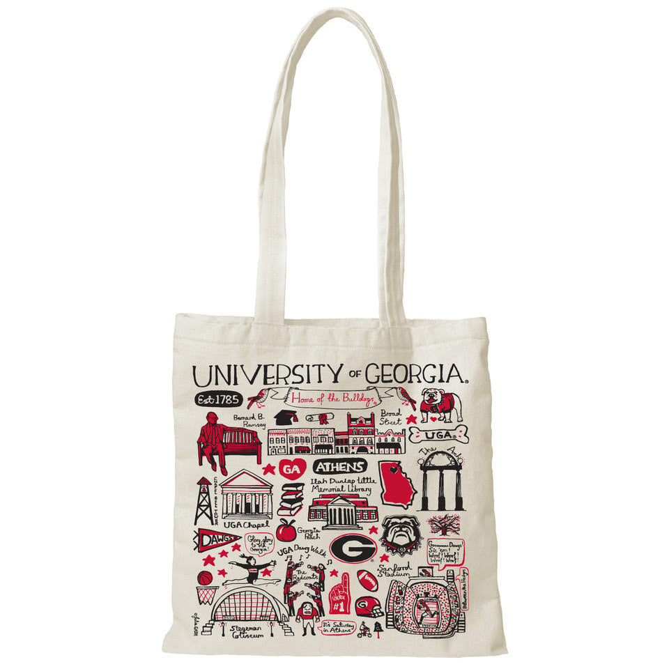 UGA Julia Gash Tote – universityspirit.com