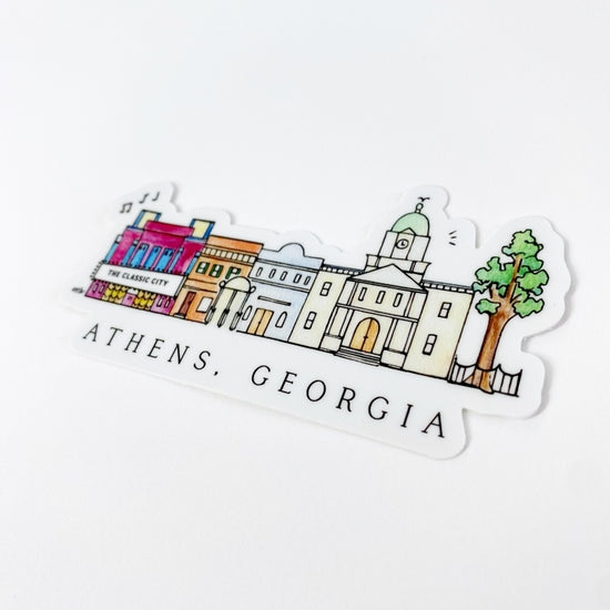 Athens Skyline Sticker – universityspirit.com